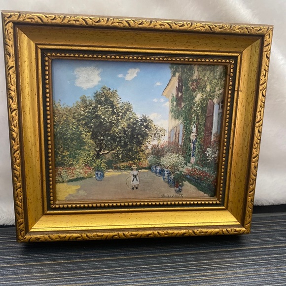 Art | Mini Frame 6x6 Claude Monet The Artists House | Poshmark